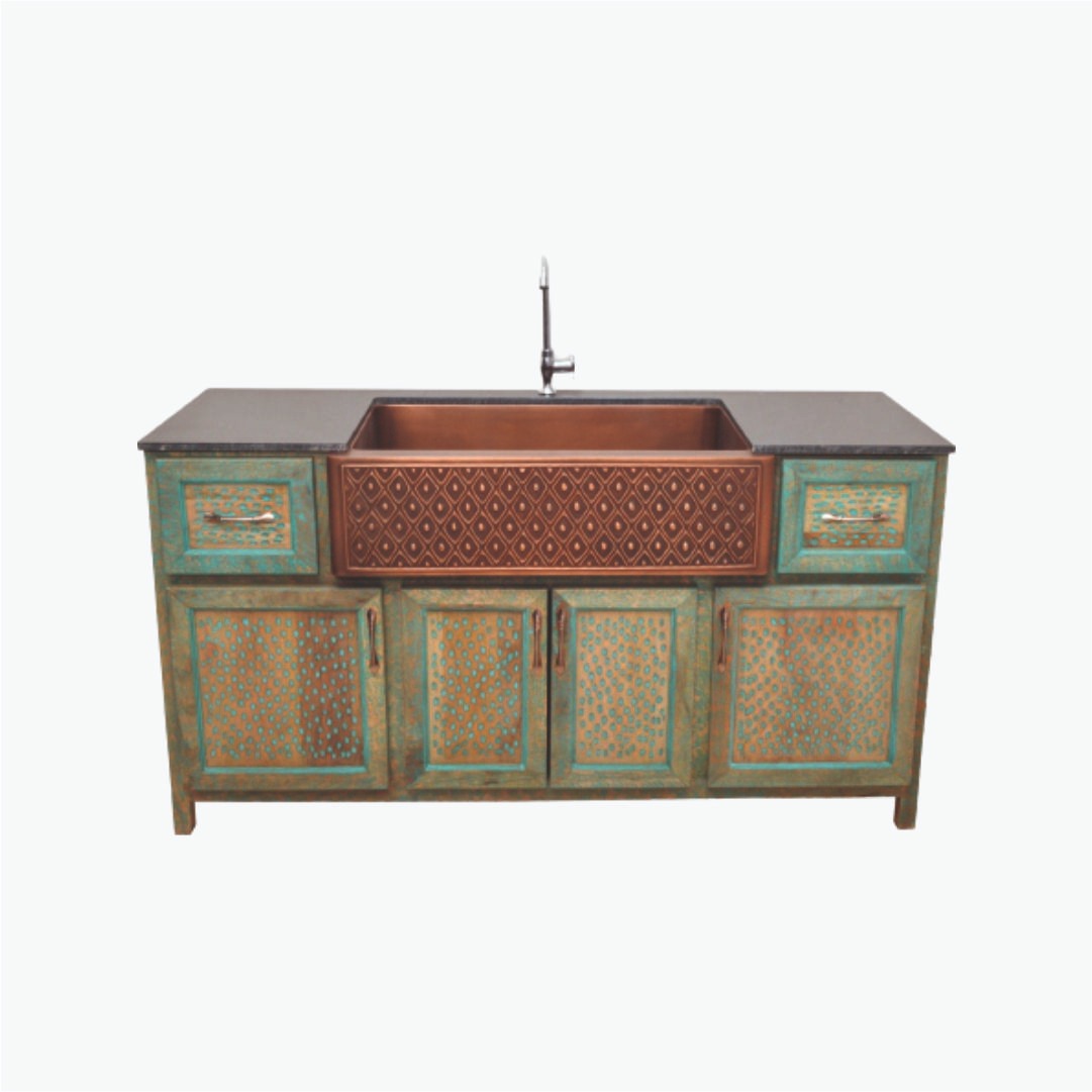 DOUBLE COPPER SINGLE-BOWL SINK | Carolieto